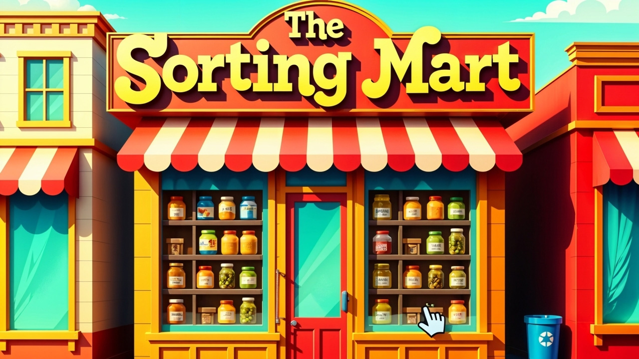 The Sorting Mart 🕹️ Hrajte zdarma na Play123